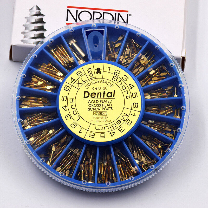 Dental Gold Plated Screw Posts – Dieda Corporation